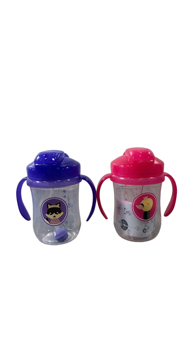 Dr. Brown's Baby’s First Straw Cup, Pink/Purple, 2 Pack — GoodBuy Gear