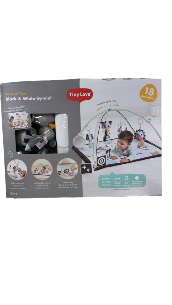 Tiny Love Black & White Gymini Activity Playmat, Magical Tales