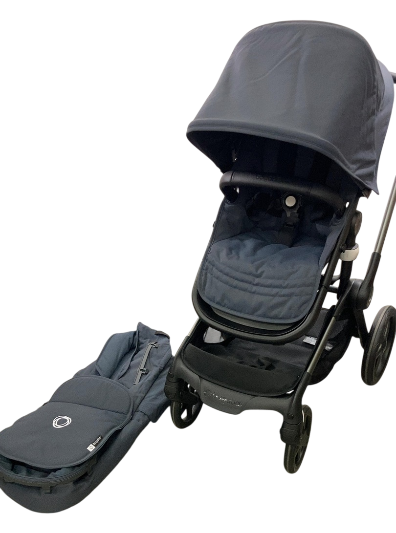 Bugaboo Fox 5 Stroller, Graphite, 2024, Stormy Blue — GoodBuy Gear