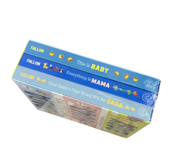 Jimmy Fallon DADA, MAMA, and BABY Board Book Boxed Set