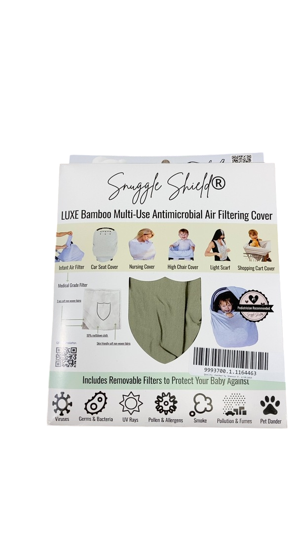 Snuggle Shield LUXE Protection Bamboo Multi Use Antimicrobial Infant C ...
