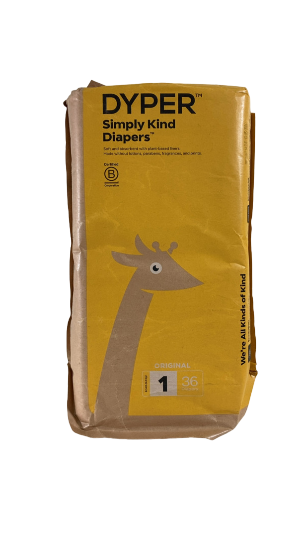 DYPER Bamboo Diapers, Size 1, 36 Count — GoodBuy Gear