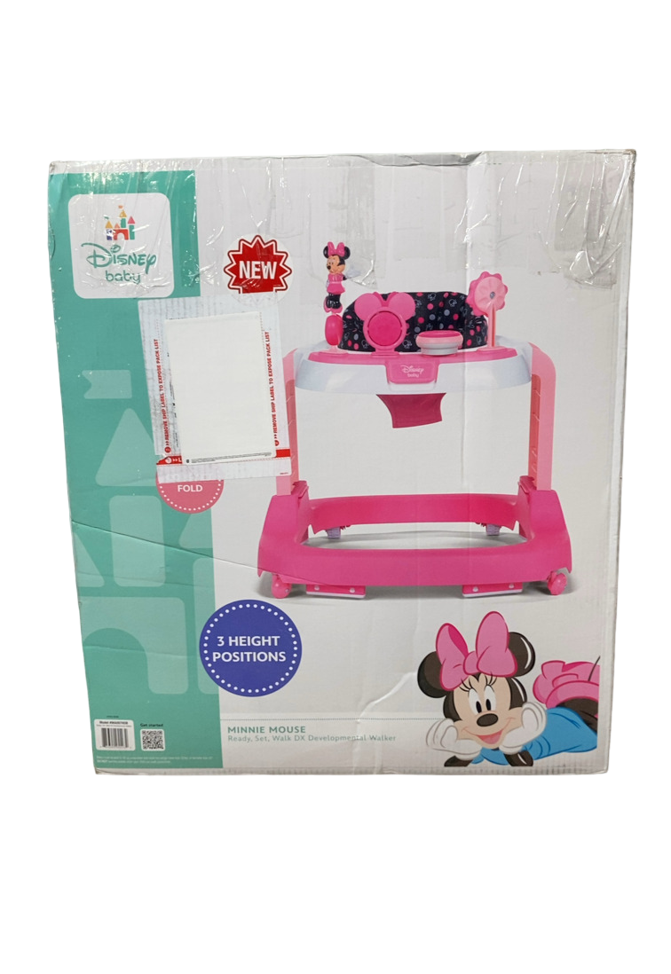 Disney Baby Ready, Set, Walk DX Developmental Walker, Modern Minnie ...