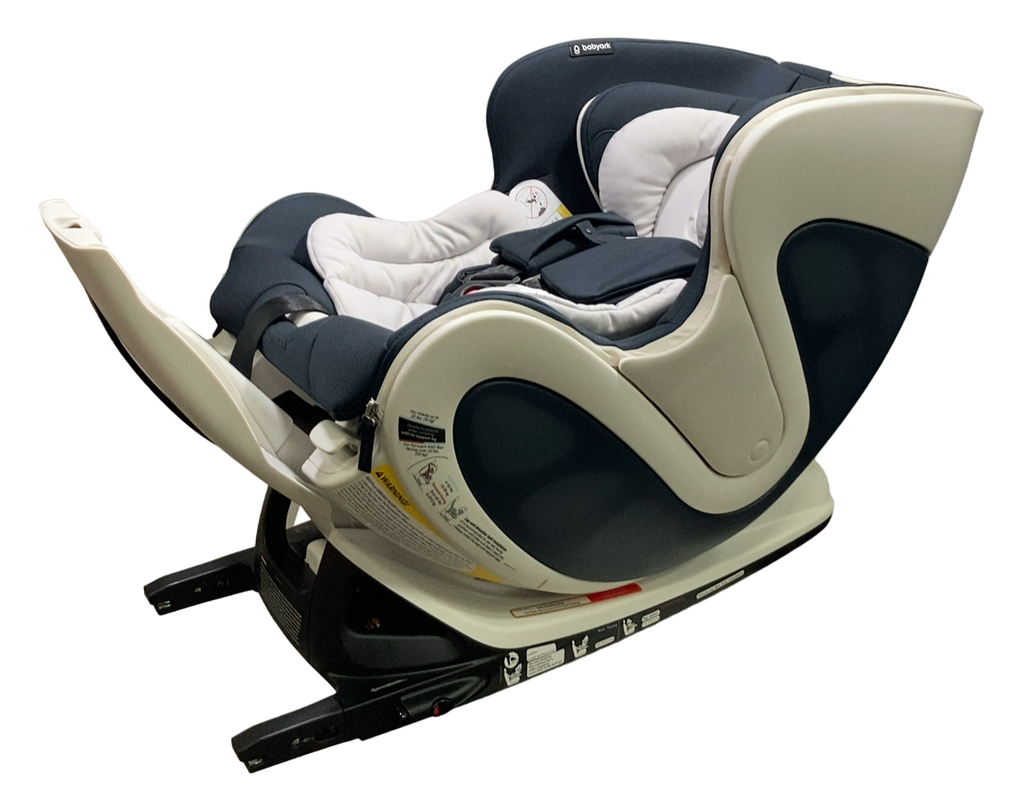 Babyark Premium Convertible Car Seat, 2023, Eggshell White / Midnight