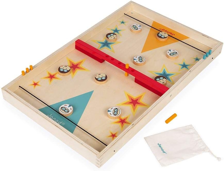 Janod Wooden Classic Sling Puck Tabletop Game — GoodBuy Gear