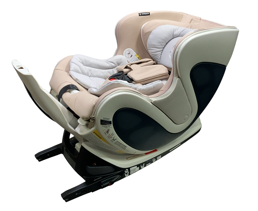 Babyark Premium Convertible Car Seat, 2023, Eggshell White / Moonlight
