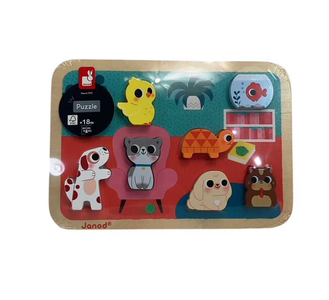 Janod Chunky Puzzle, Pets — GoodBuy Gear