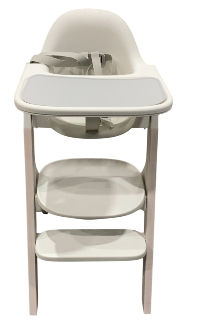 Mockingbird High Chair, Cloud Washed Beech, White — GoodBuy Gear