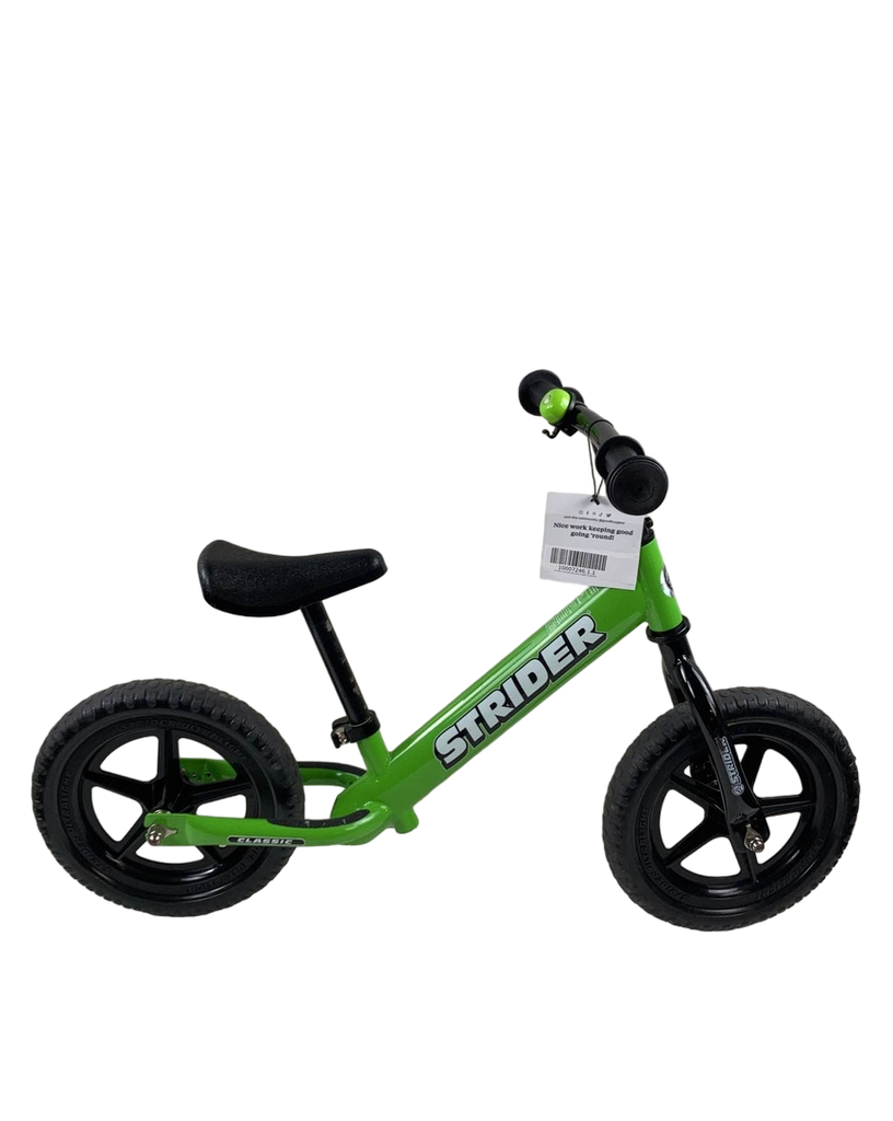 Strider Balance Bike 12” Classic, Green