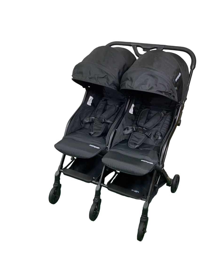 Mompush Lithe Double Stroller, 2023, Black — GoodBuy Gear