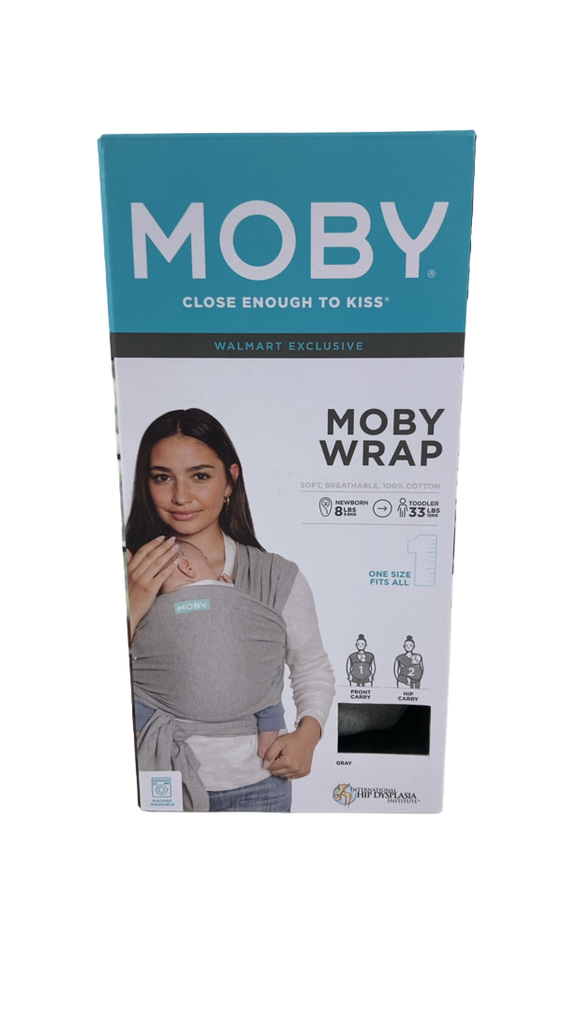 Moby Classic Wrap Baby Carrier, Grey