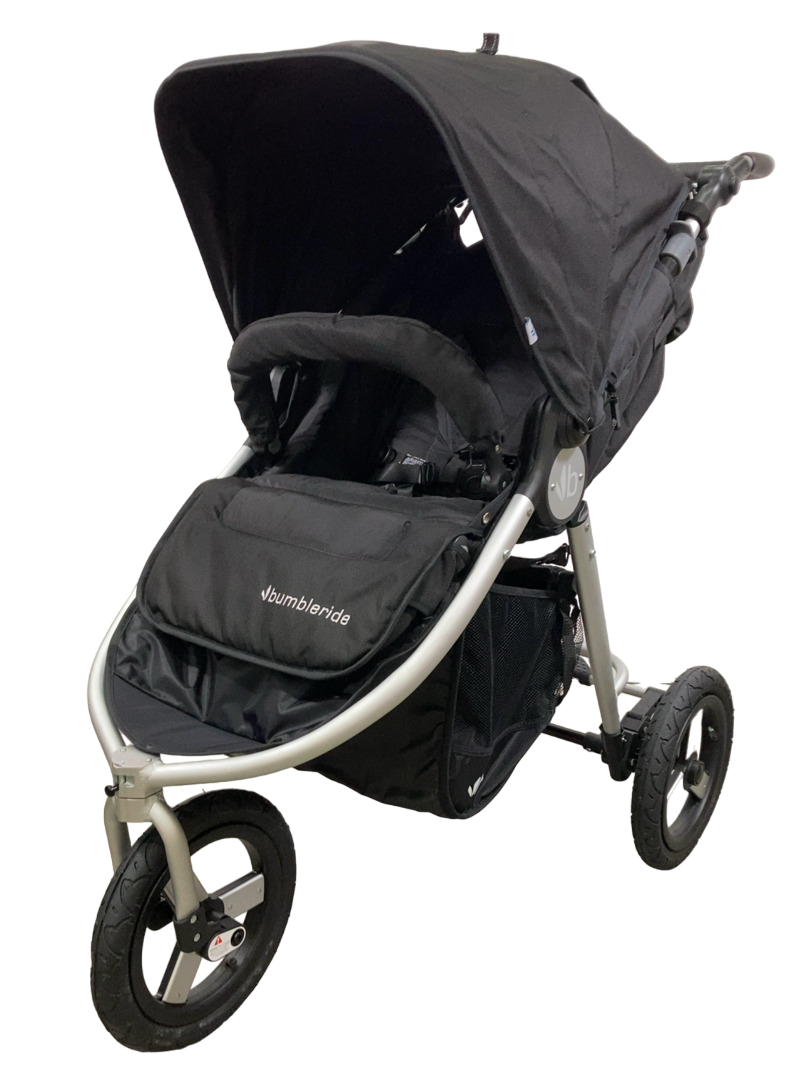 Bumbleride Speed Stroller, 2016, Silver Black — GoodBuy Gear