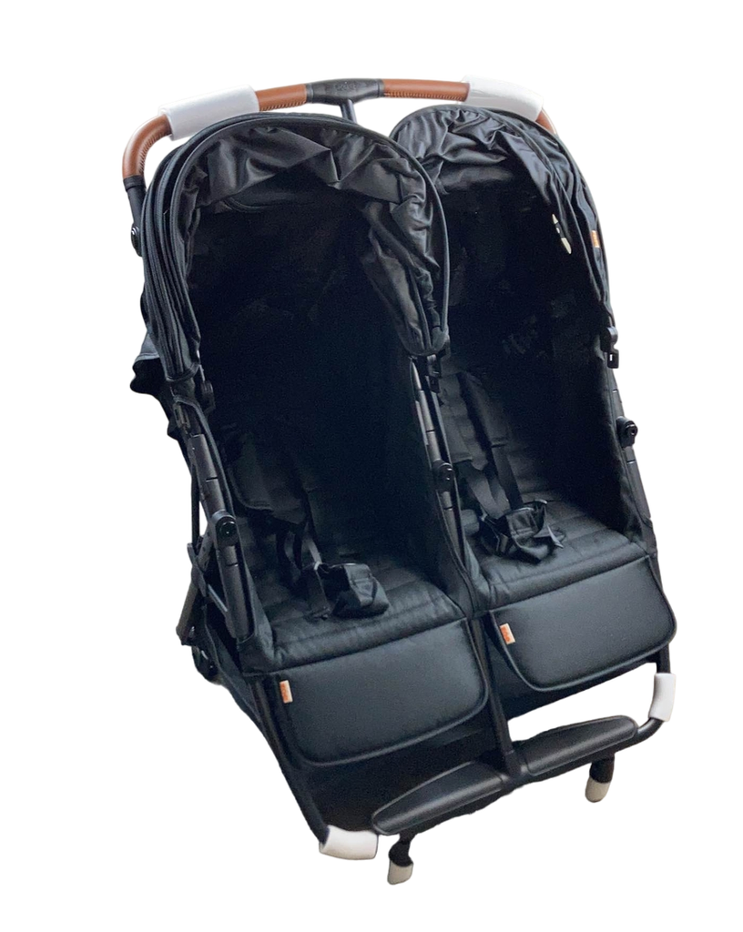 Zoe The Twin V2 Double Stroller, 2024, Black