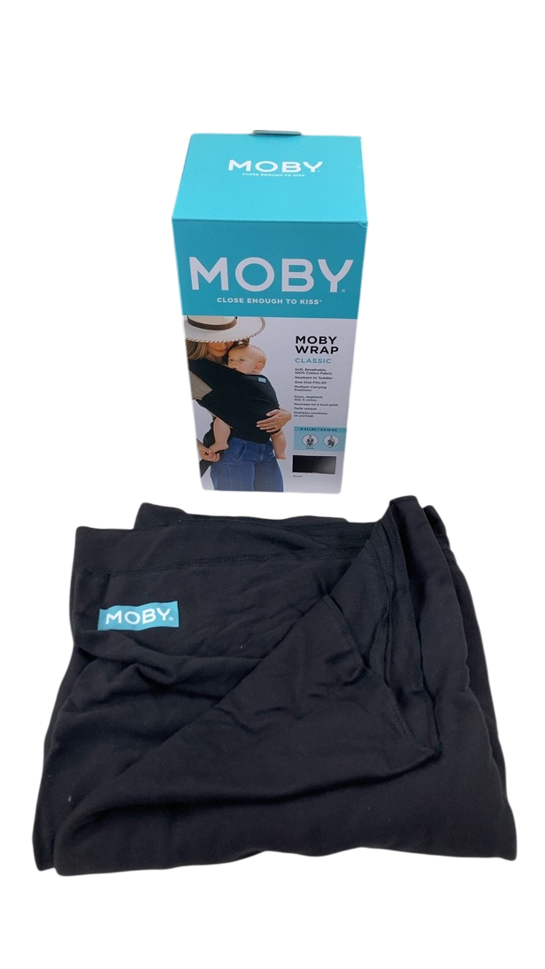 Moby Classic Wrap Baby Carrier, Black — GoodBuy Gear