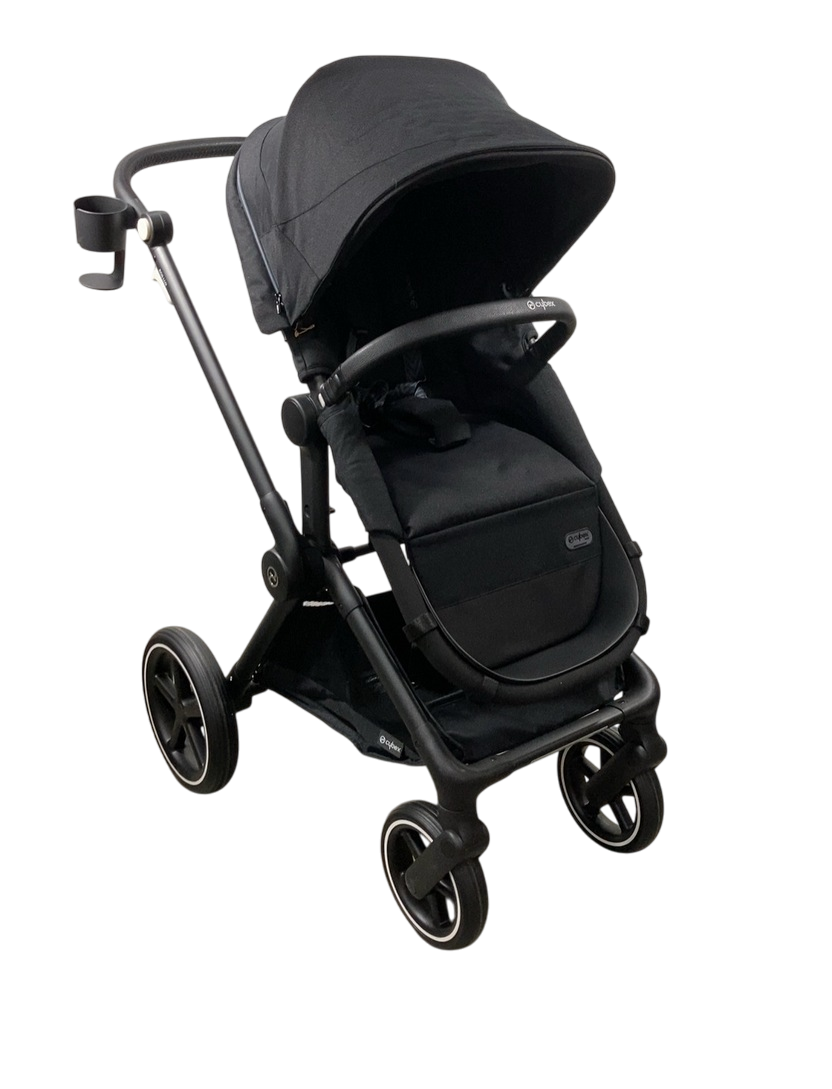 Cybex Eos Lux Stroller, 2024, Moon Black — GoodBuy Gear