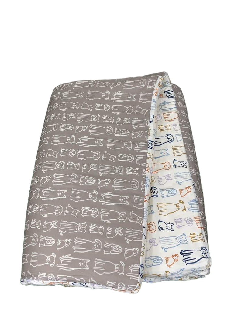 Toki Mats Mega Padded Play Mat 55" x 55", Dogs