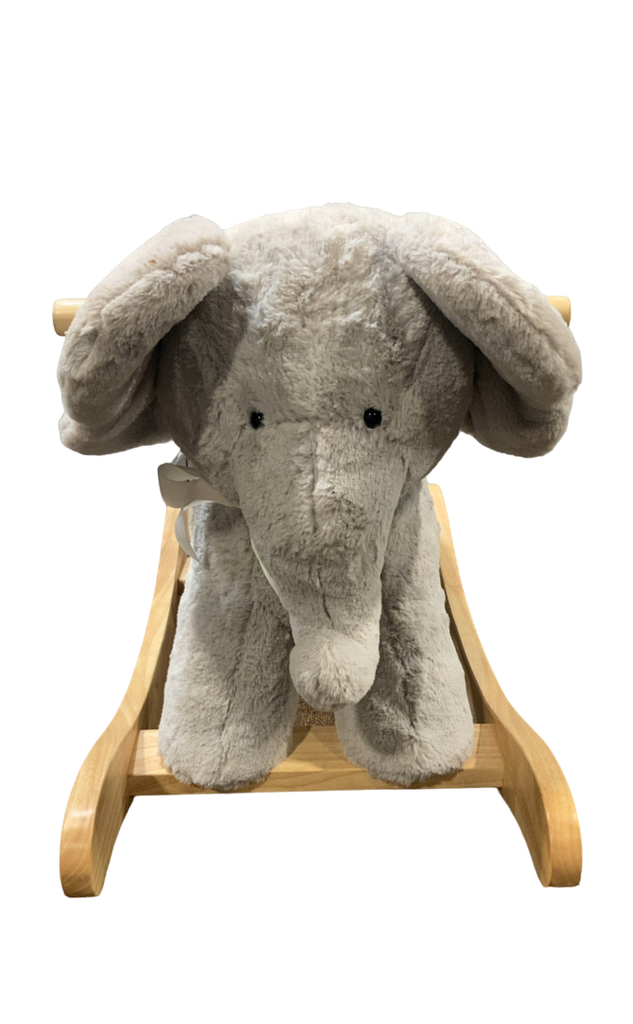 Pottery Barn Kids Plush Animal Rocker, Elephant