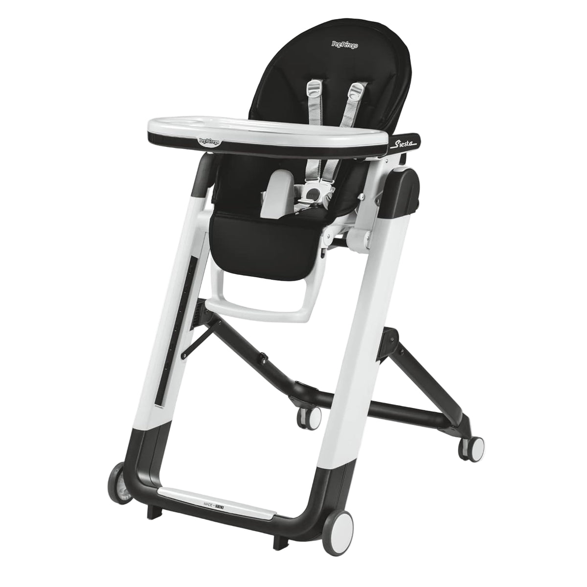 Peg Perego Siesta High Chair, Licorice Black — GoodBuy Gear