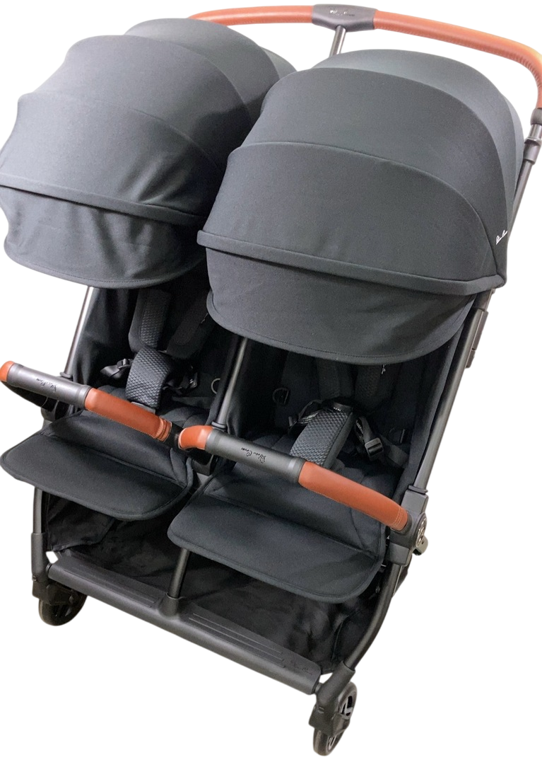 Silver Cross Jet Double Travel Stroller, 2024, Black — GoodBuy Gear