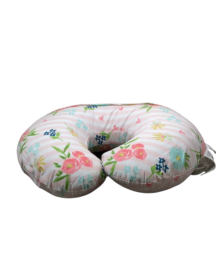 Boppy Nursing and Infant Support Pillow, Pink Floral Stripe — GoodBuy Gear