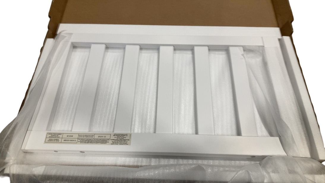 Million Dollar Baby Toddler Bed Conversion Kit (M12599), White ...