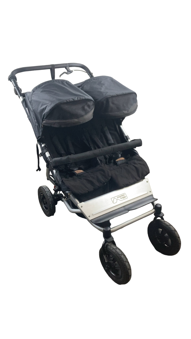 Mountain Buggy Duet Double Stroller, 2022, Black — GoodBuy Gear