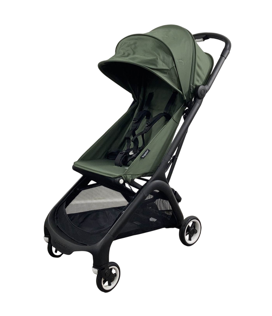 Bugaboo Butterfly Stroller, 2024, Black, Forest Green, Forest Green ...