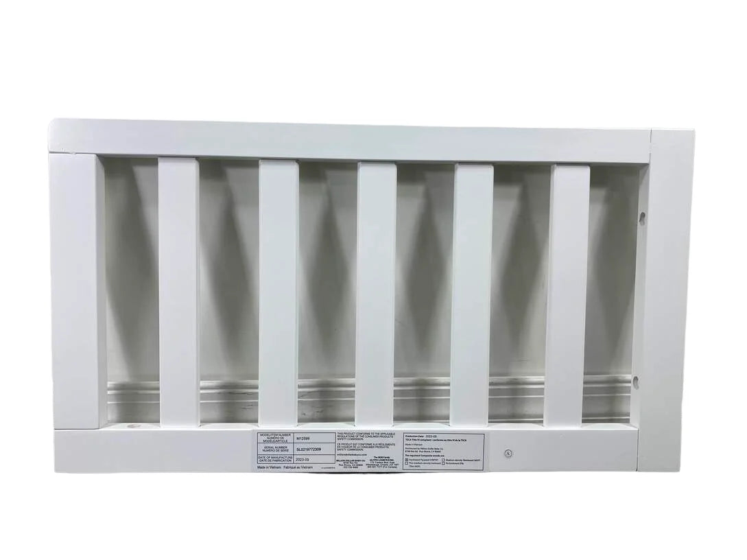 Million Dollar Baby Toddler Bed Conversion Kit (M12599), White ...