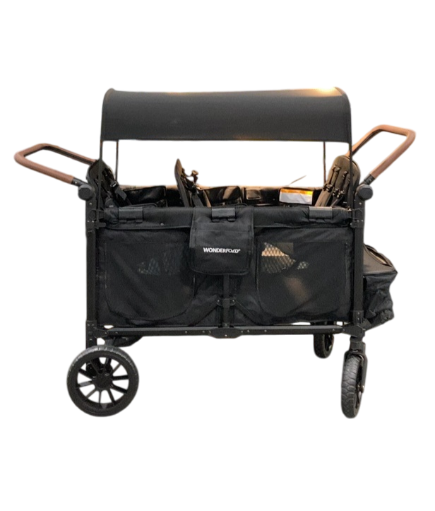 Wonderfold W6 Luxe Pro Stroller Wagon, Jet Black, 2024 — GoodBuy Gear