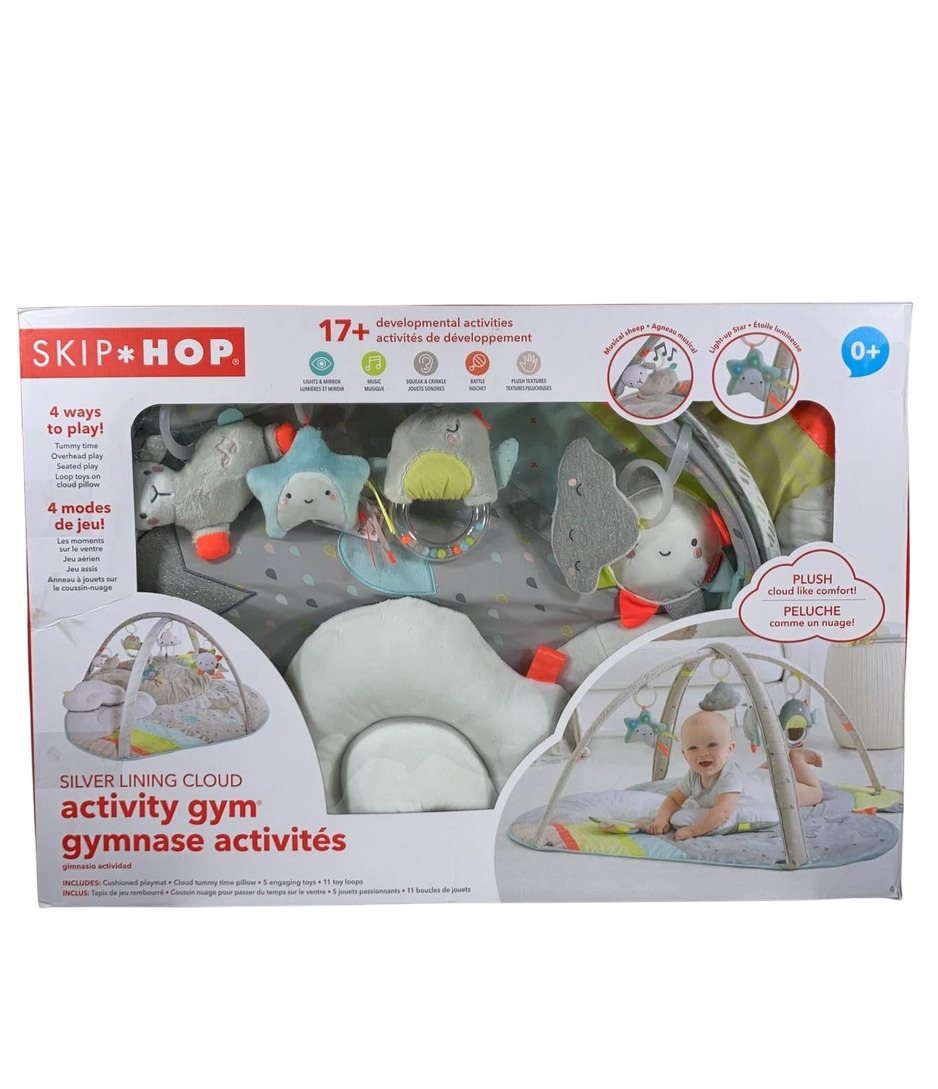 Skip Hop Activity Gym Play Mat, Silver Lining Cloud — GoodBuy Gear