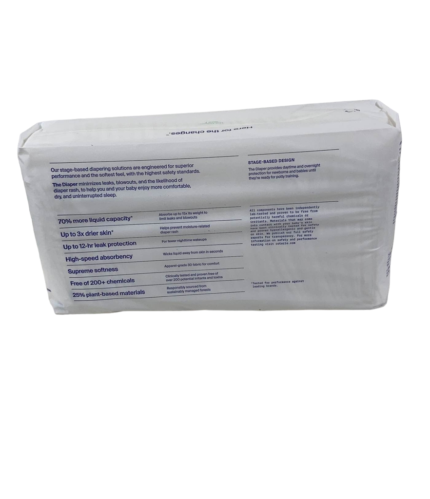Coterie, Size 1 Diapers, 33 Pack