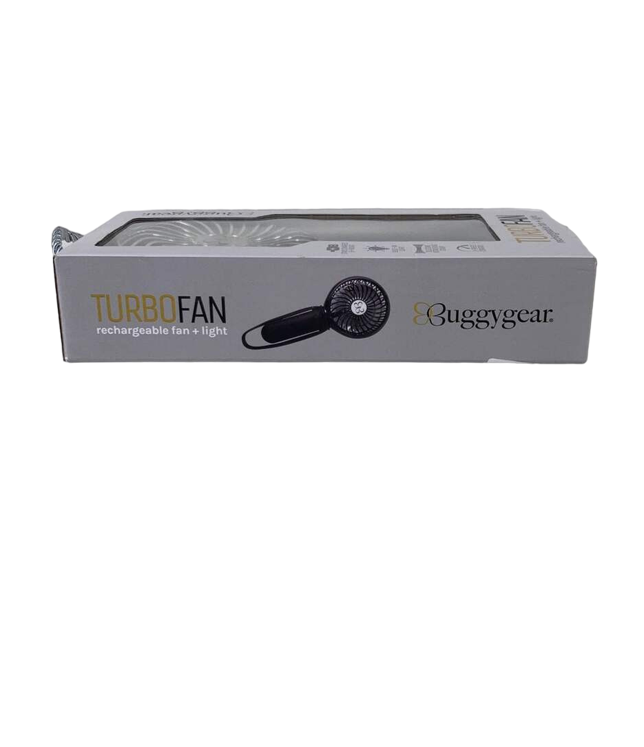 Buggygear 3 Speed Rechargeable Fan, Grey and Silver — GoodBuy Gear