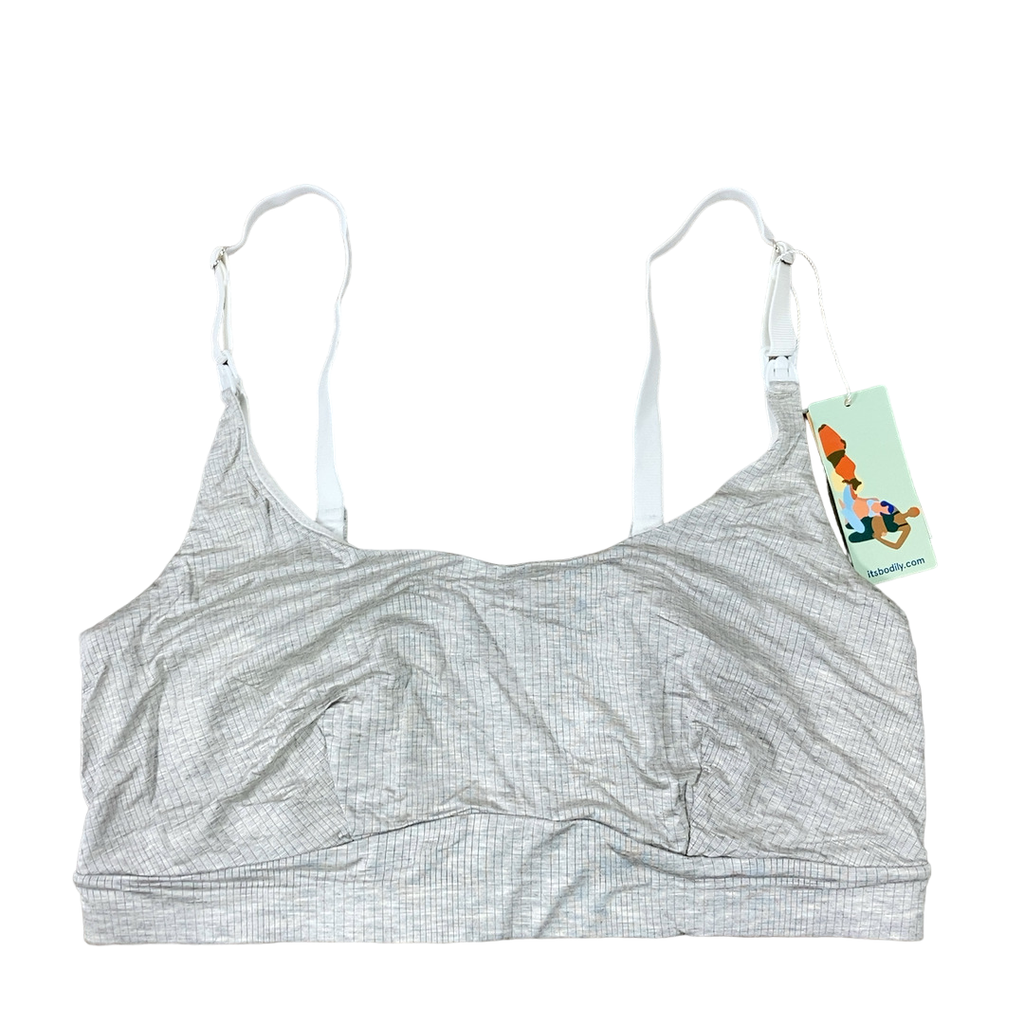Bodily The Everything Bra, S, Grey Marl