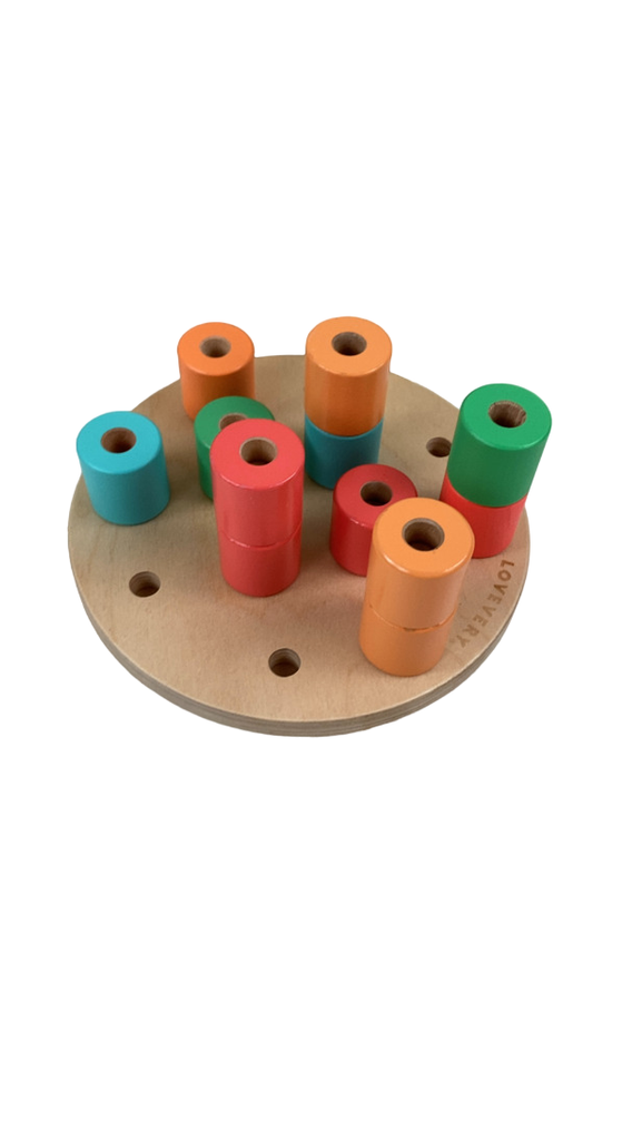 Lovevery Wooden Stacking Peg Board