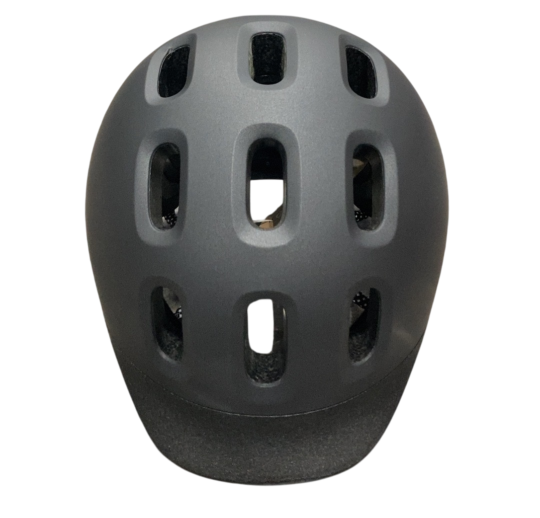 Woom Ready Kids Helmet, Charcoal Metallic, Medium, Without Light ...