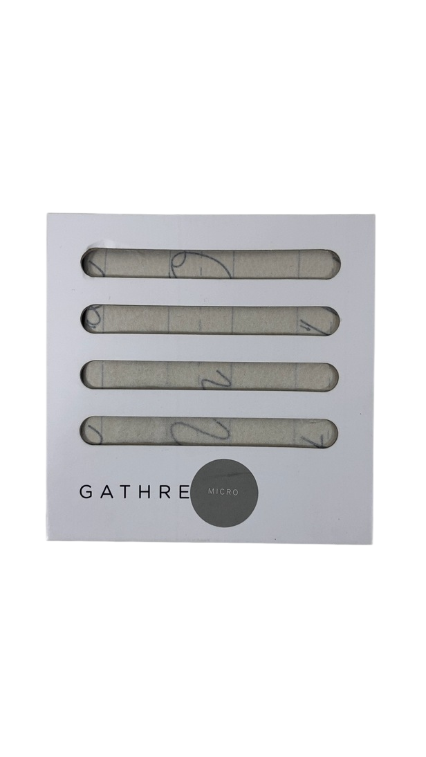 Gathre Micro Mat, Blanc/Alphabet — GoodBuy Gear