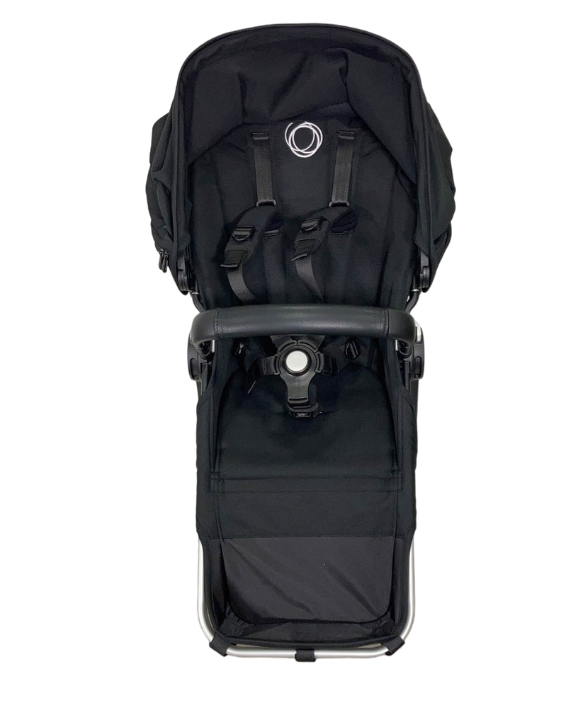 Bugaboo Donkey 5 Duo Extension Set, 2023, Aluminum, Midnight Black