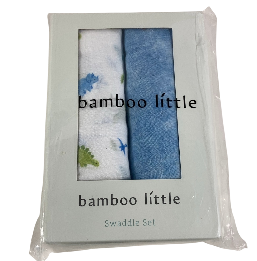 Bamboo Little Swaddle, Dinosaur, 2 Pack — GoodBuy Gear