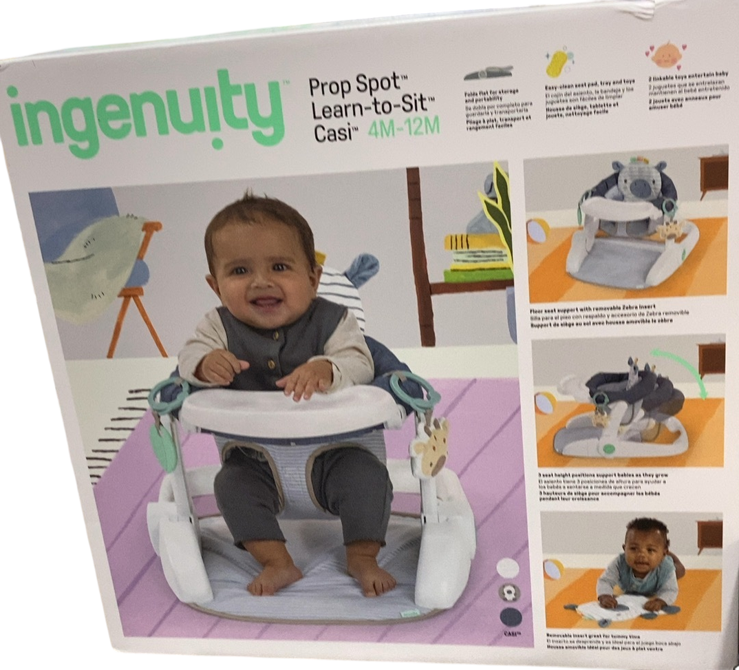Ingenuity Prop Spot Learn-to-Sit, Casi The Zebra — GoodBuy Gear