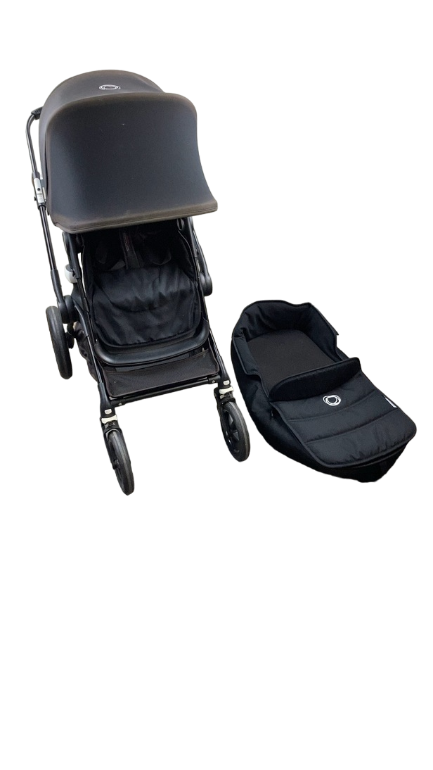 Bugaboo Fox Stroller, 2018, Black, Midnight Black, Midnight Black ...