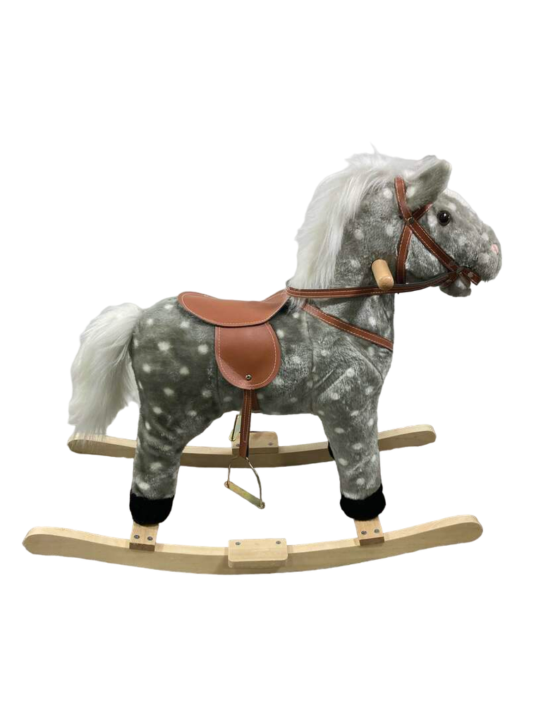 Trademark Happy Trails Plush Rocking Animal