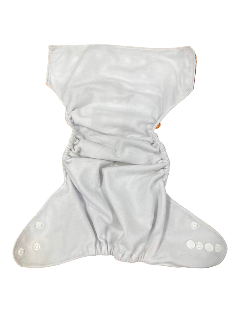 Alva Baby One Size Adjustable Cloth Diapers, 5 Pack
