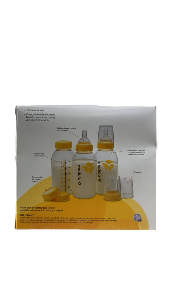 Medela Breastmilk Bottle Set, 4-12 months, 8 oz