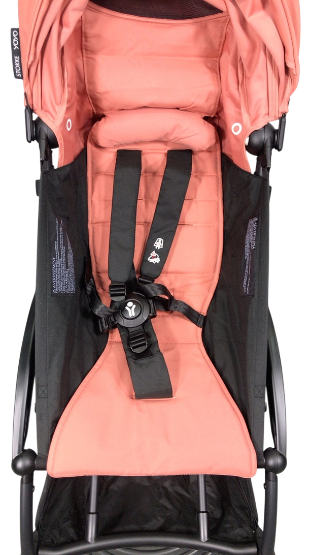 Stokke YOYO3 Complete Stroller, 2024, Black, Ginger — GoodBuy Gear
