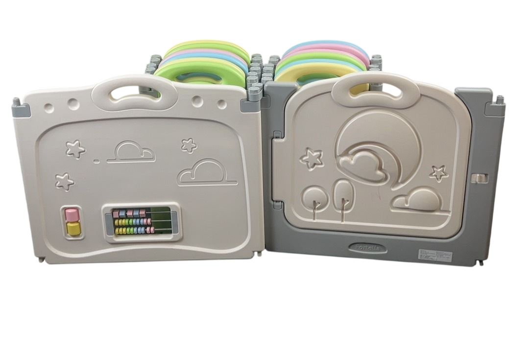Fortella Cloud Castle Foldable Playpen, Multicolor — GoodBuy Gear