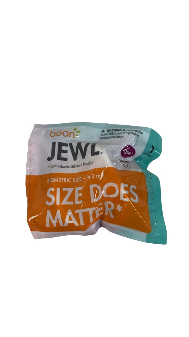 Boon Jewl Orthodontic Silicone Pacifier, Stage 1 (0-3 months) — GoodBuy ...