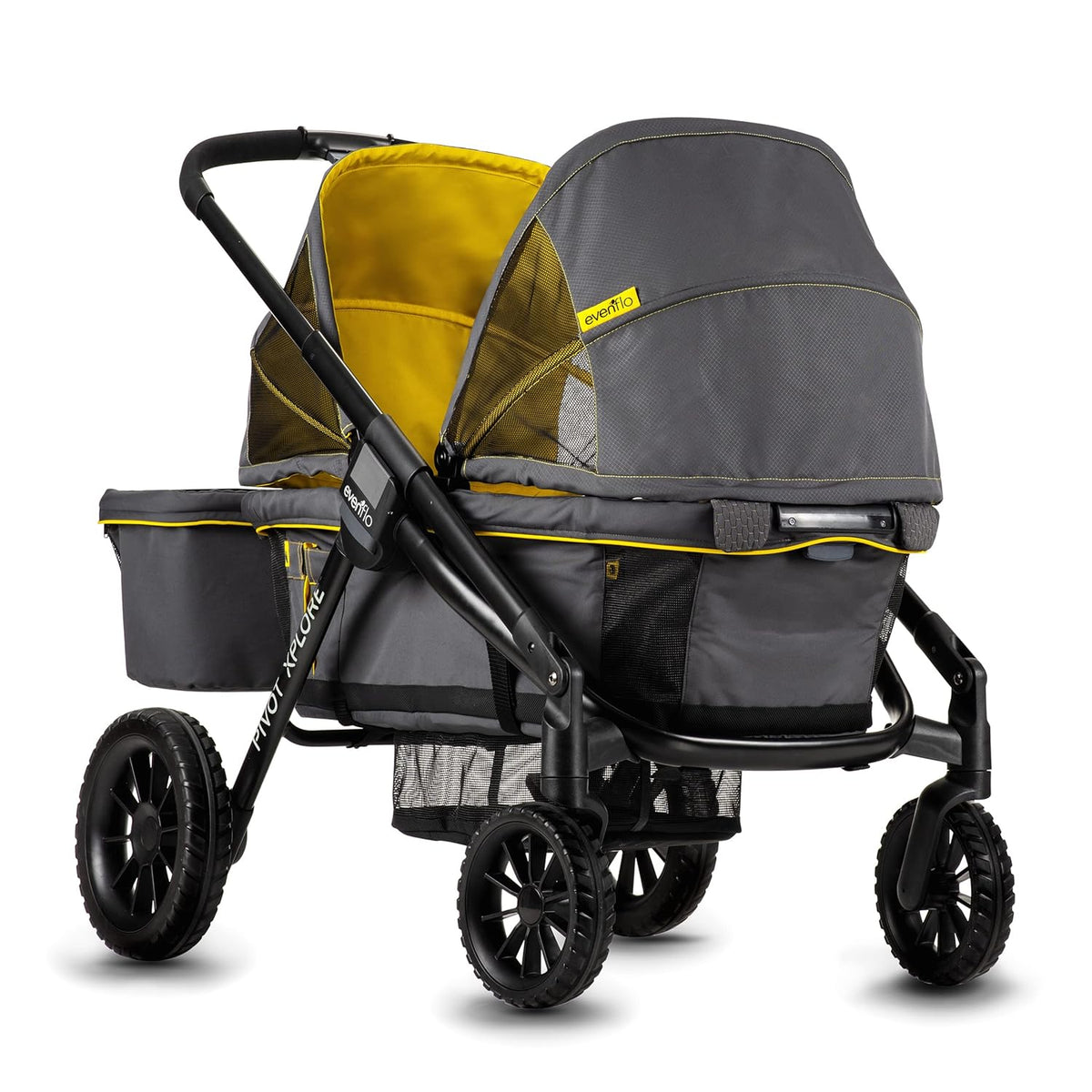 Evenflo Pivot Xplore All-Terrain Double Stroller Wagon, 2025, Adventur ...