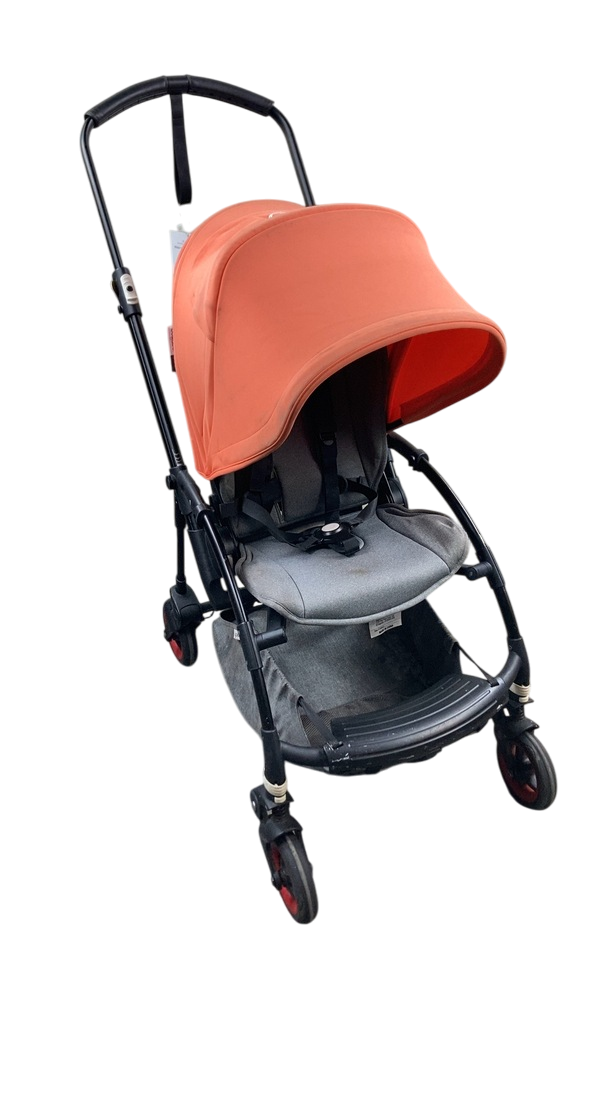 Bugaboo Bee5 Stroller, 2019, Black, Grey Melange, Coral — GoodBuy Gear