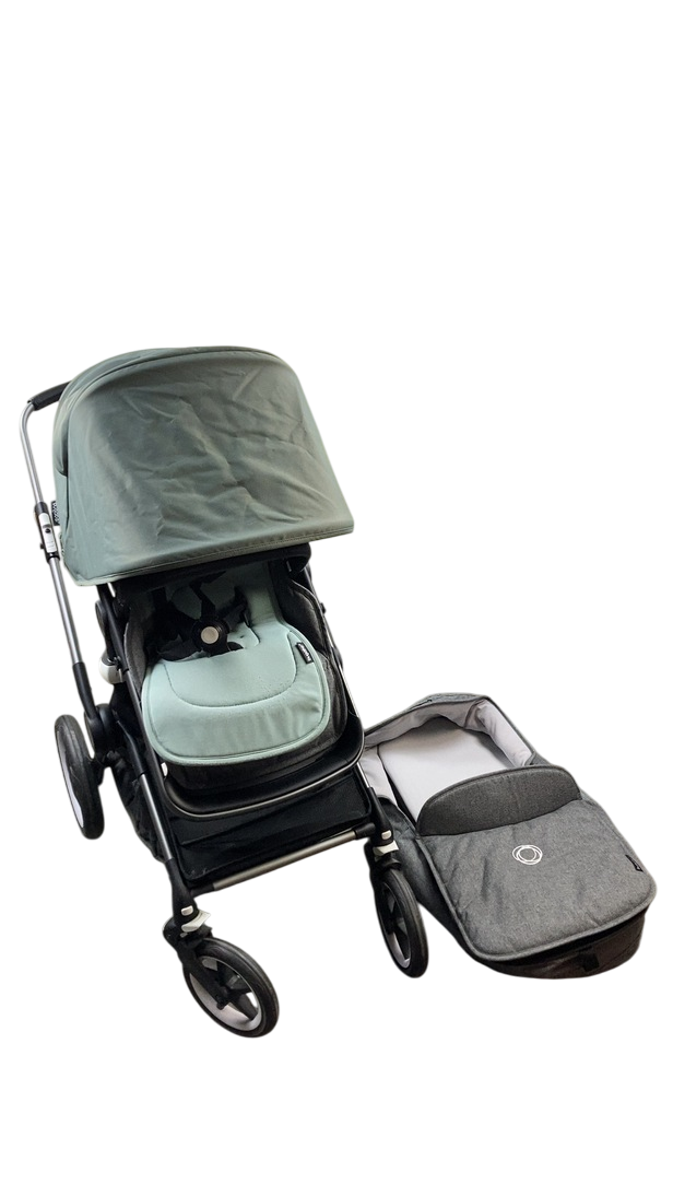 Bugaboo Fox 3 Stroller, 2021, Graphite, Forest Green, Forest Green ...