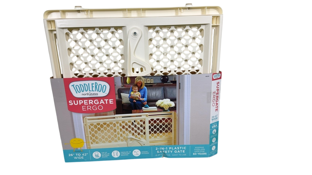 Toddleroo By North States Supergate, Ivory — GoodBuy Gear